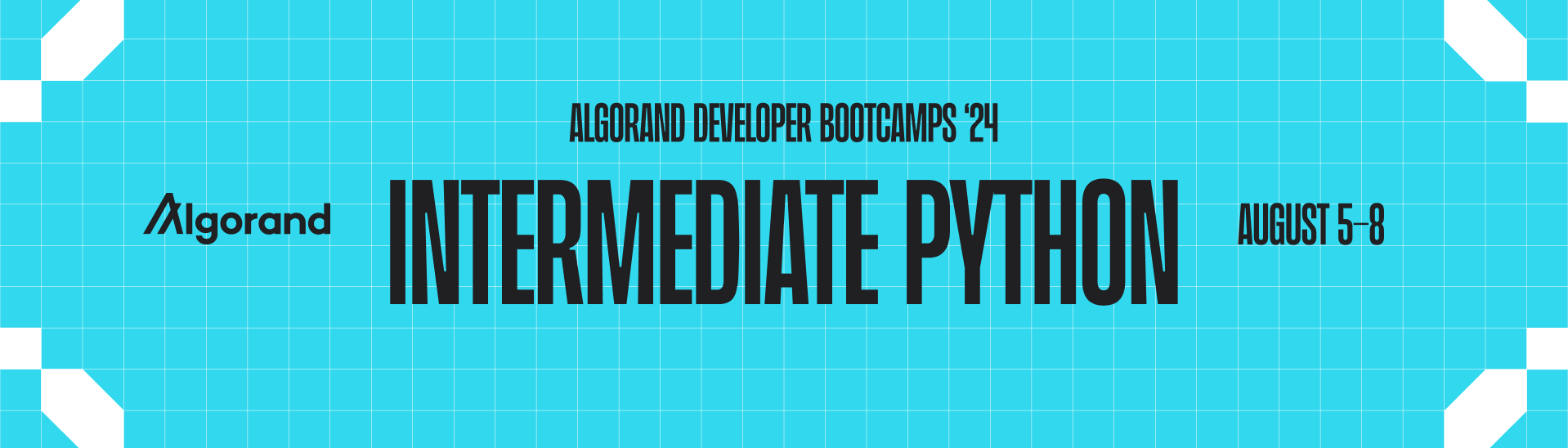 Intermediate Bootcamp: Python | Algorand Developer Portal
